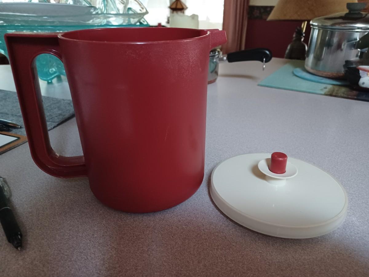 VINTAGE Tupperware -RED - Pitcher | EstateSales.org