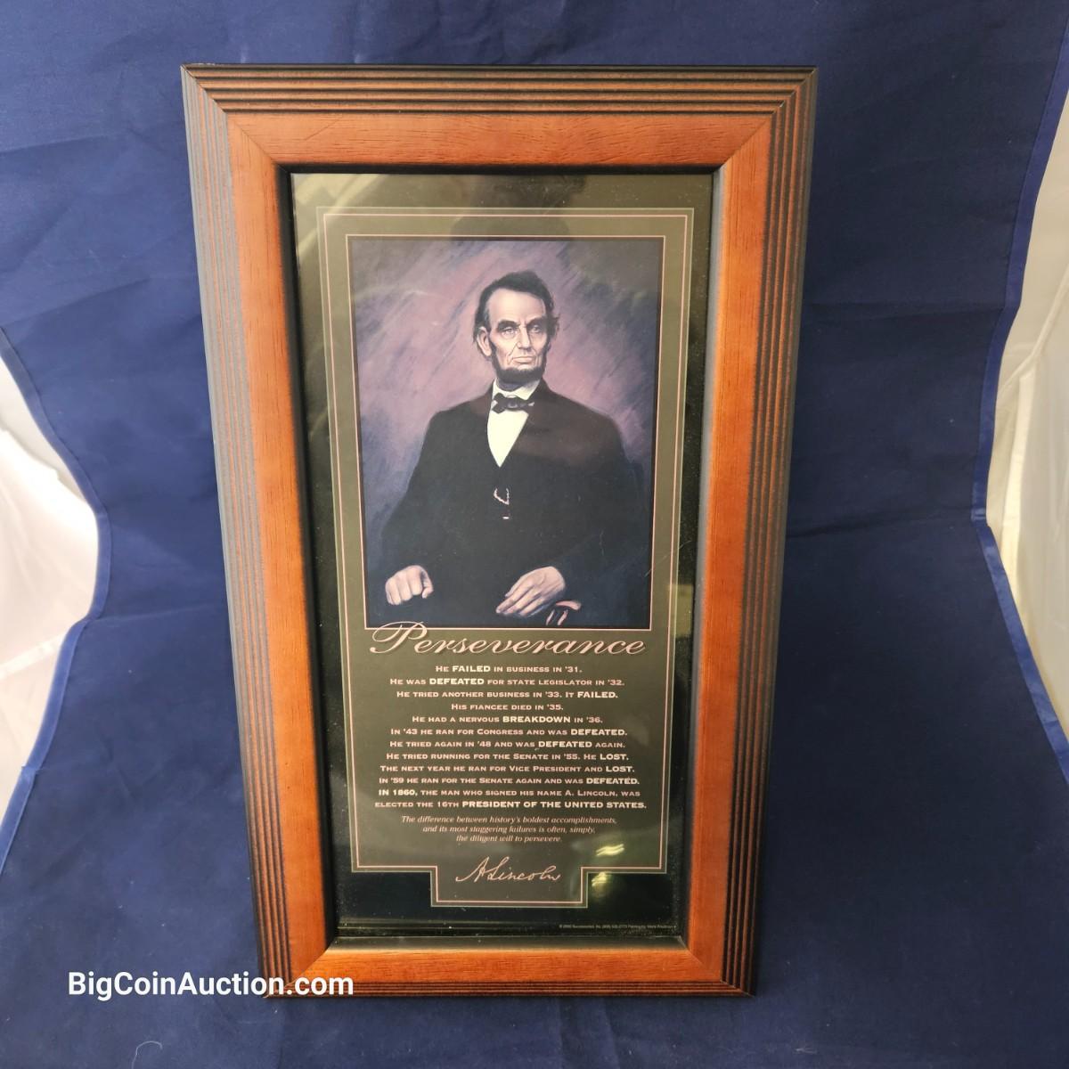 Abraham Lincoln Perseverance Photo | EstateSales.org